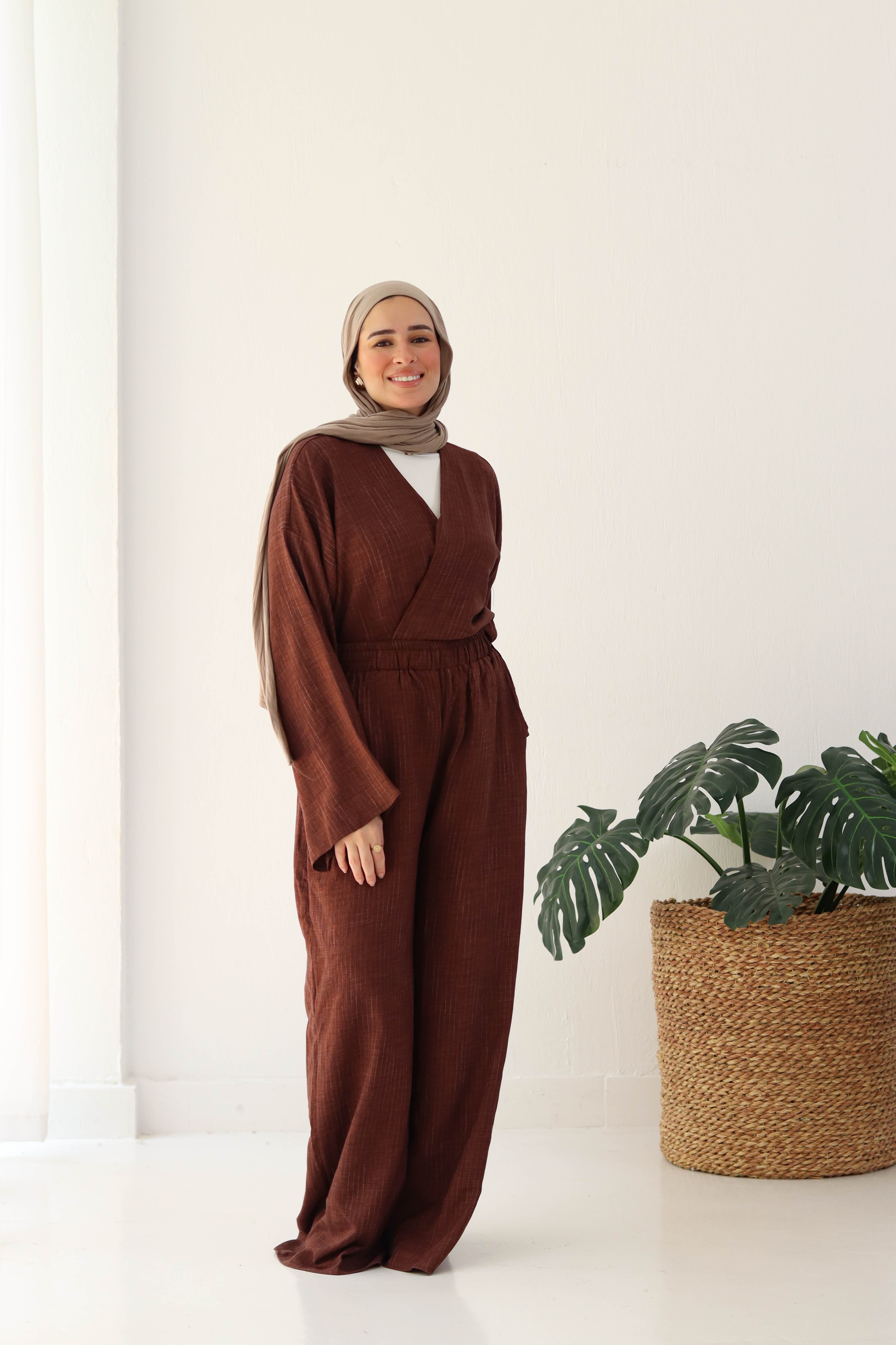 Bottom Cardigan set – Reem Gamal Designs