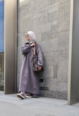 Zip Melton Dress – Reem Gamal Designs