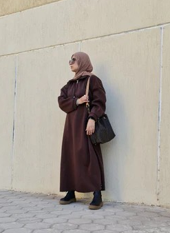 Zip Melton Dress – Reem Gamal Designs